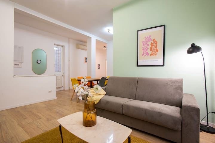 Monte Sacro Apartment For 6 Guests  Metro B 50 Mt - Rome