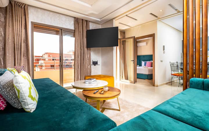 Appartement Cactus Superbe _moderne & Lumineux . - Marrakech