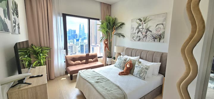 The Tropical Serenity 2br With Panoramic Kl Views - Kuala Lumpur