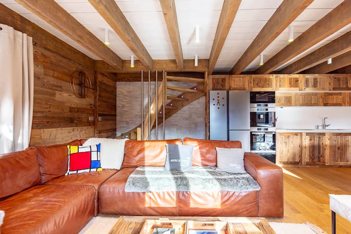 Chalet Luxe Lido Des Neiges 4 Chambres, 4 Sdb - Isola 2000