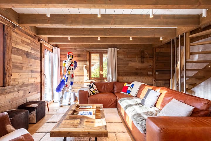 Chalet Luxe Lido Des Neiges 4 Chambres, 4 Sdb - Isola 2000