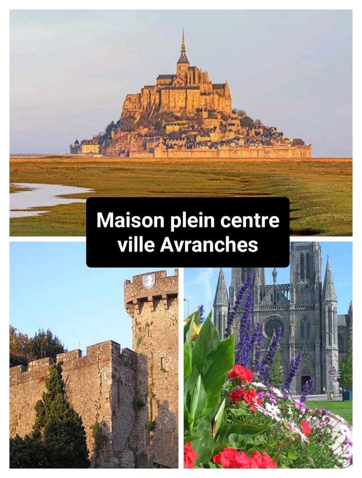 Maison Spacieuse Centre-ville Baie Mont St Michel - France