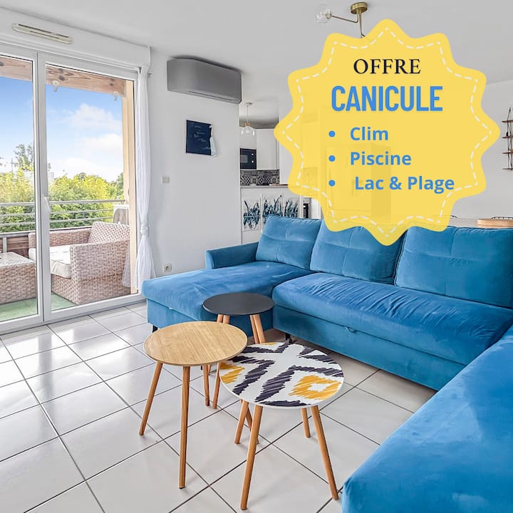 Appartement Climatisé Avec Balcon Et Piscine - Saint-Émilion