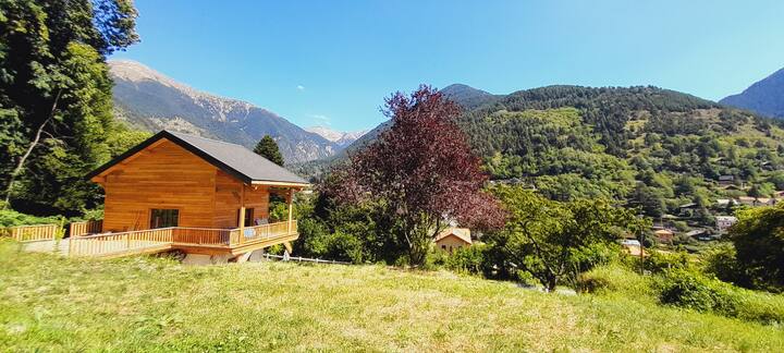 Etage Chalet + Terrasse "Le Chalet De Matthieu" - La Colmiane