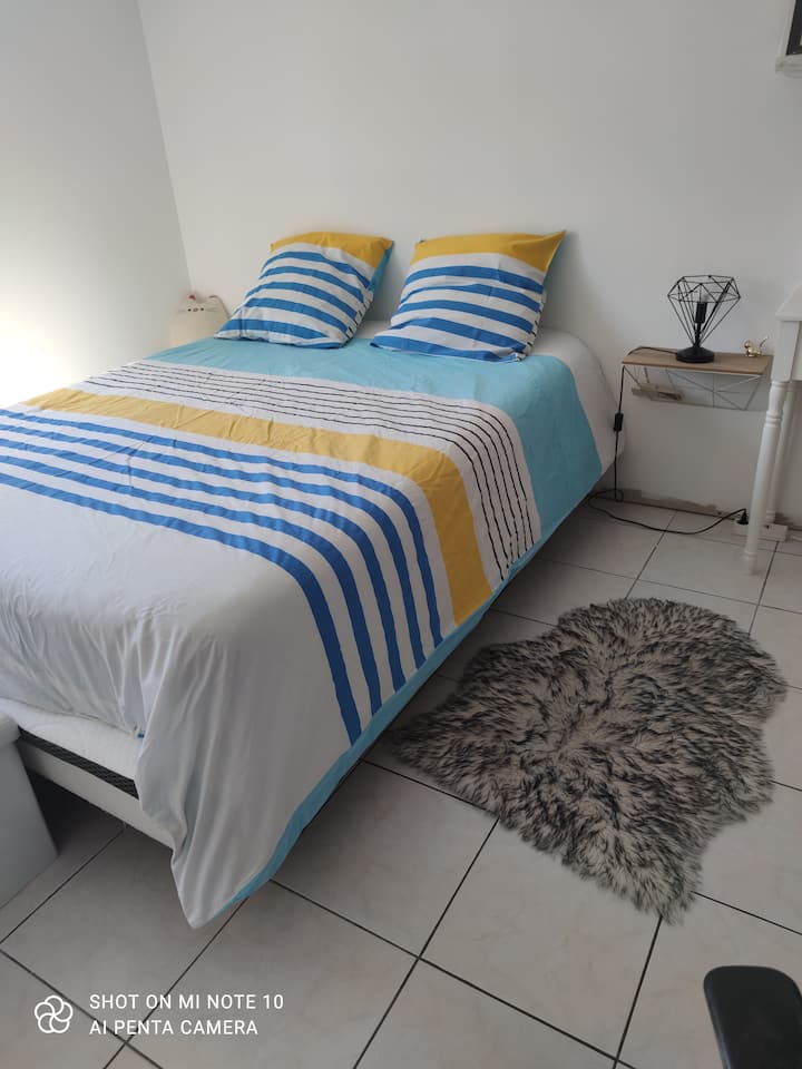 Chambre 2 Personnes +1 Enfant
Petit Déj Offert - Saint-Gilles