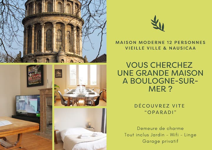 Oparadi "La Bourgeoise" Maison De Charme - Boulogne-sur-Mer
