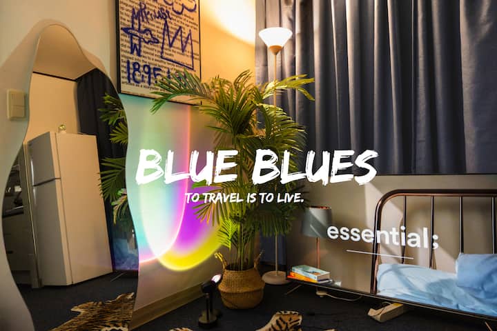 Blues]성수역3분#6인#대형테이블#3퀸bed# 연무장길10초#힙한감성#우정여행#출장 - Seúl