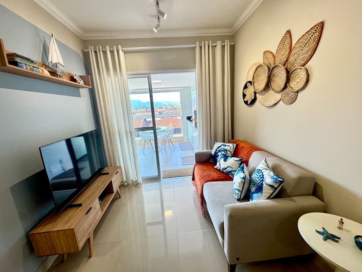 Lindo Apto A 350m Da Praia Com Ar Cond E Piscina - Bertioga