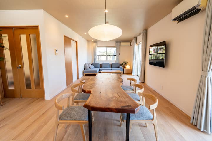 【天然温泉・カラオケ】広々した湯船で下田温泉を楽しむお宿　ペット/Bbq可　バリアフリー設備完備 - Shimoda