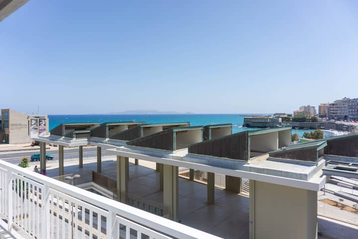Appartement Spacieux Vue Mer à Héraklion - Heraklion