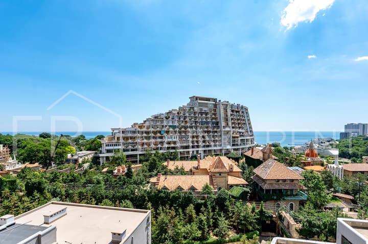 Панорамний вид моря , 2 спальні Аркадія/5010 - Odessa