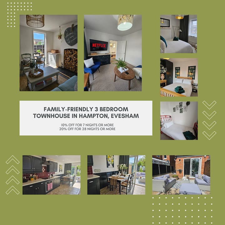 Family-friendly Townhouse - Evesham