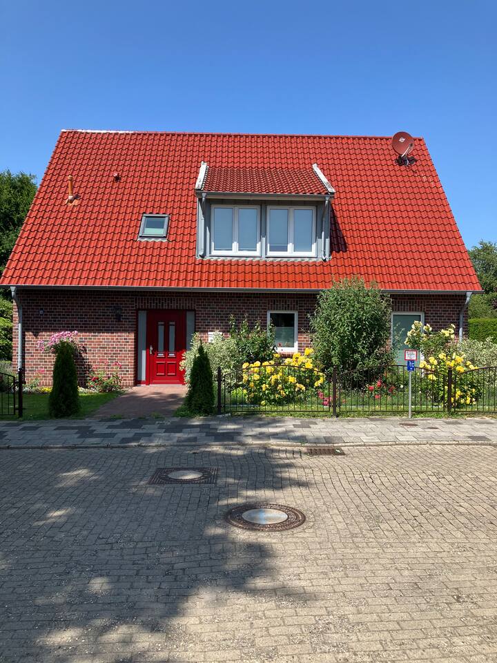 Schöne Wohnung Im Grünen Mit Terrasse/ Strandkorb - Filsum