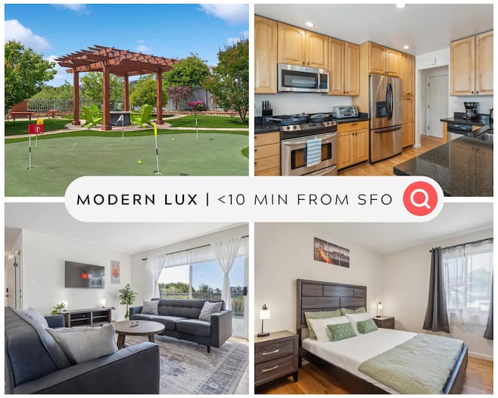 Modern Lux | 3bd 2ba | Upstairs Unit - South San Francisco, CA