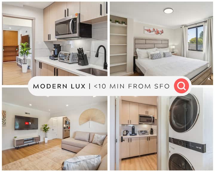 Modern Lux | New & Private Suite Unit | <10min Sfo - Pacifica, CA