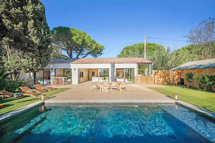 3min->mer | Moderne | Jacuzzi | Clim & Bbq | 14p - Hyères