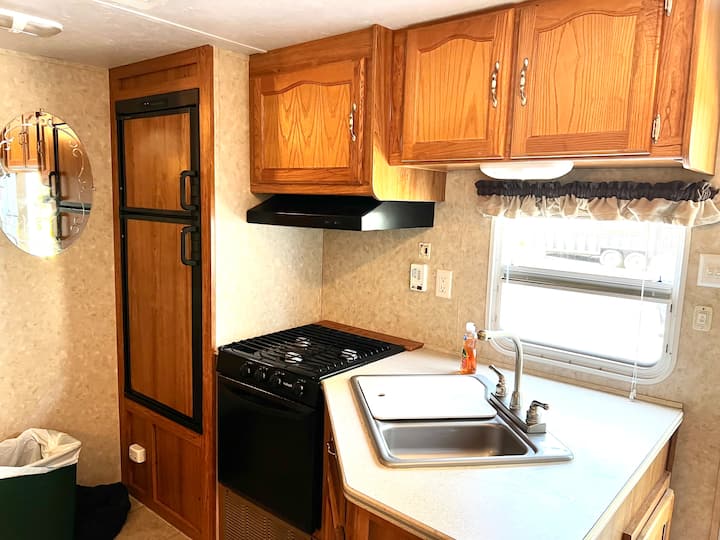 City Glamping Trailer Couch - Anchorage, AK