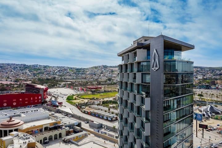 16th Floor Luxury 1b Secure W Gym & Prime Location - Tijuana