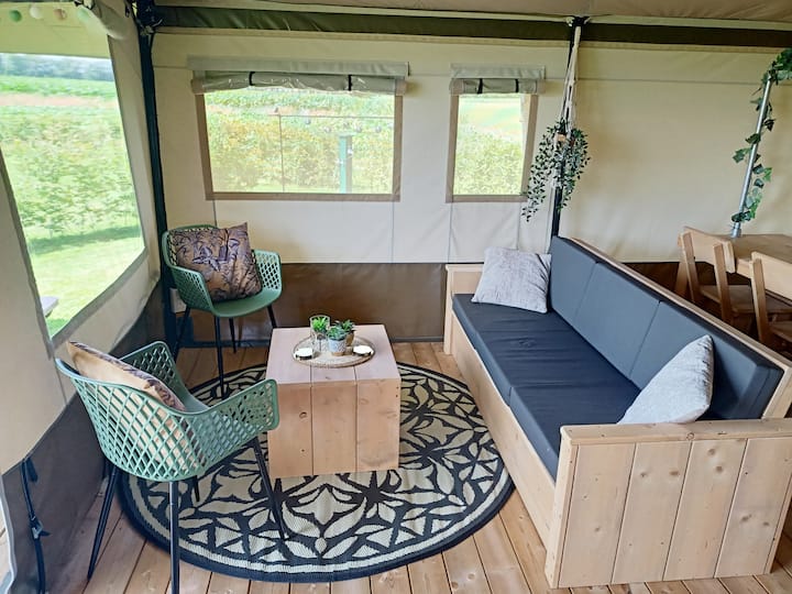 Boederijcamping Het Katreel - Tente Safari 6p - Haaksbergen