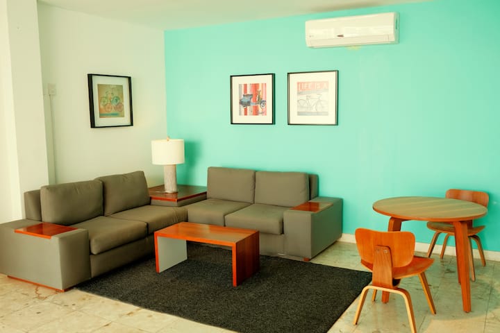- 25% | Depto Moderno 2 Recamaras 304n | Pool+gym - Playa del Carmen