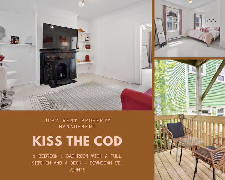Kiss The Cod: 1 Br Jellybean Row Apt With Deck - Newfoundland and Labrador