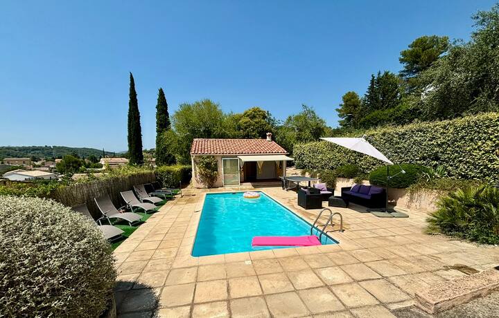 Villa Calme Piscine, Terrain Pétanque, Pool Housse - Les Arcs