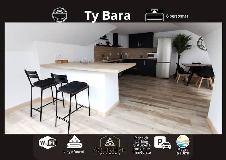 *Ty Bara* Wifi * Plages à 10 Min - Concarneau