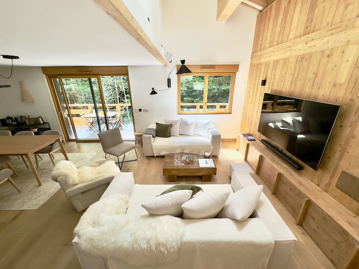 Duplex Luxe 130m2 · Montagne, Nature & Confort - Megève