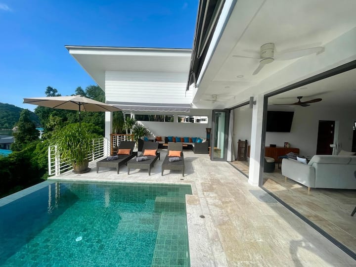 Sea View Jaccuzi Pool Villa Near The Beach Sunset - Ko Pha Ngan