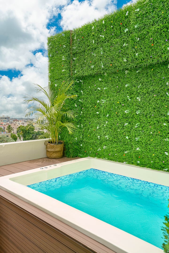 Private Jacuzzi & Bbq Penthouse 8 Guest/4beds - Santo Domingo