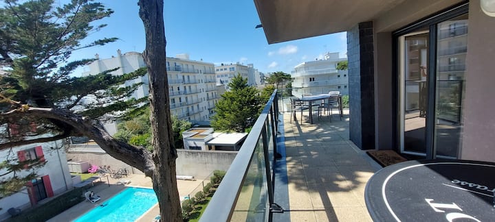 Piscine / Grande Terrasse /Parking - Pornichet