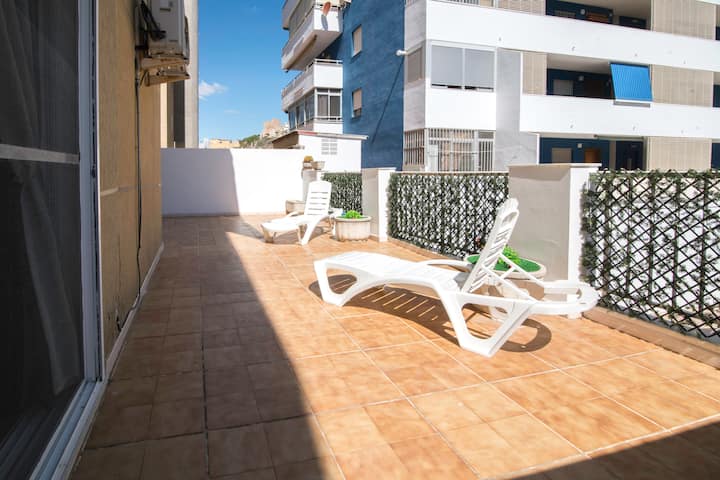 Apartamento Con Terraza De Ensueño Junto Al Mar - Cullera