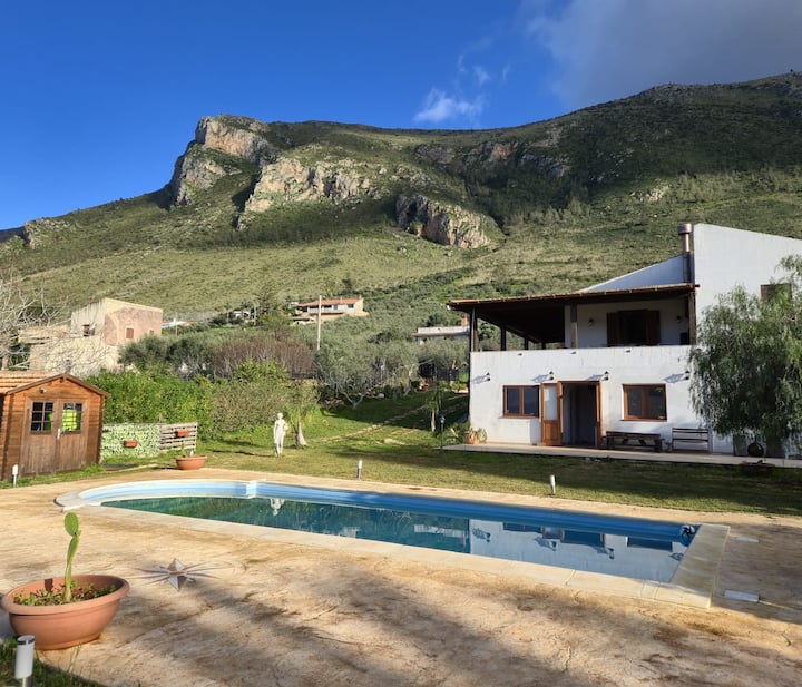 Villa Spaziosa Con Vista Mare,piscina Privata +Bbq - Scopello, Italy