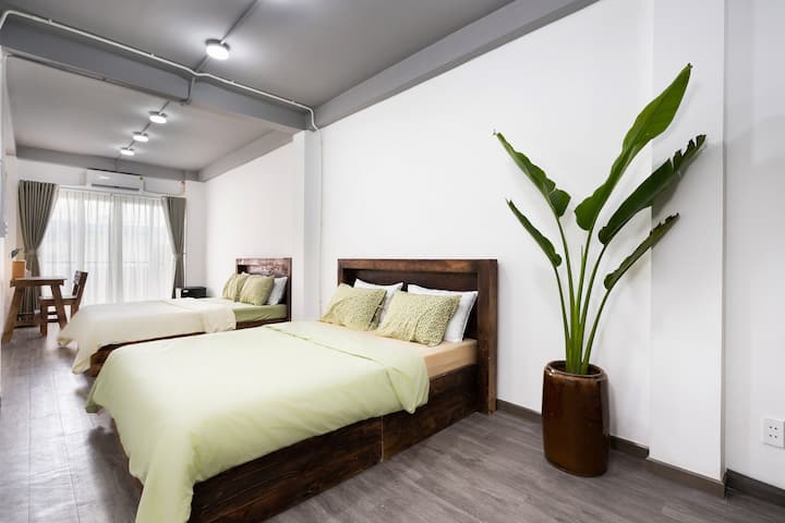 No Fee- 4pax 2 Beds Large Room - Centre District 1 - Ho Chi Minh City
