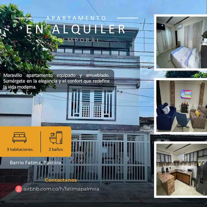 Exclusivo Apartamento Amoblado - Palmira