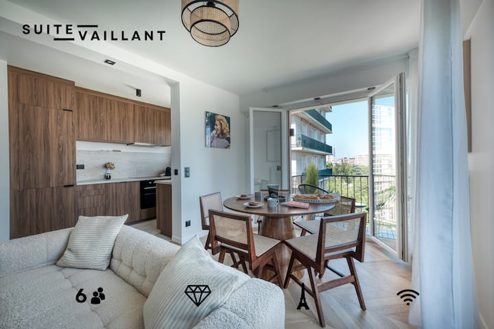 Appartement Luxe 6 Personnes - 불로뉴비양쿠르