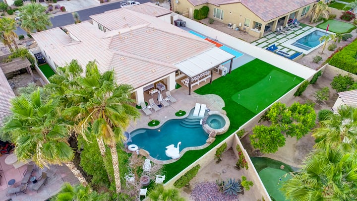 Pool W/slide, Gym, Golf, Pickleball, Best Gameroom - La Quinta, CA