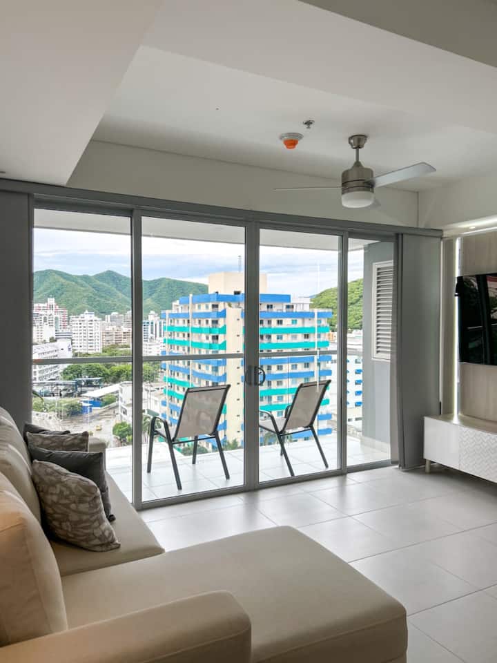Luxury Ocean View Apartment In Rodadero - Santa Marta