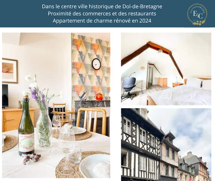 Duplex De Qualité Et Sécurisé Au Coeur De Dol - Cherrueix