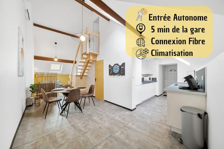 Le Duplex Moutarde (50m2) - Chalon-sur-Saône