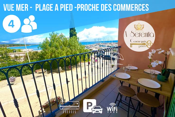 Nouveau! Appartement Vue Mer Avec Piscine - Solenzara