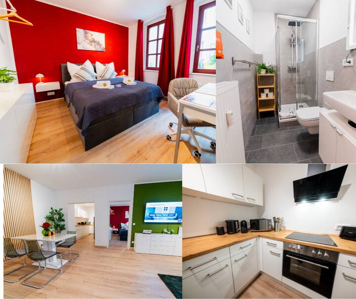 Prime City Apartment | Parking | Central | Kitchen - Magdeburg