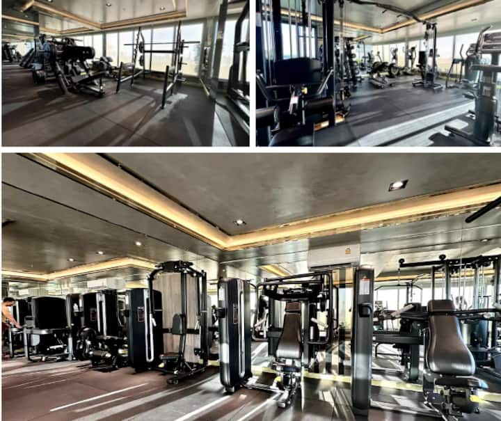 23.6.25免费健身房，桑拿房，无边泳池，停车场，24小时安保 - Jomtien