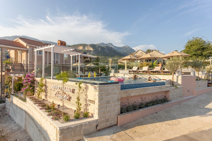 Apartment Popadic 4 With Pool Boka Bay - Montenegro