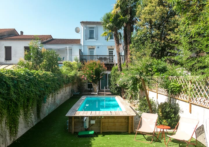 Beautiful 4 Bedroom Townhouse With Garden And Pool - Bergerac