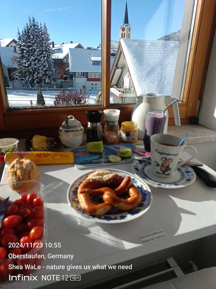 Allgäu Vibes-balkon, Aussicht, Nähe Bahnhof - Weiler-Simmerberg
