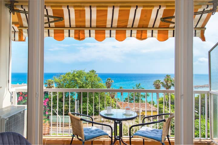 Menton, Vina Del Mare, Vue Mer, Terrasse - Menton