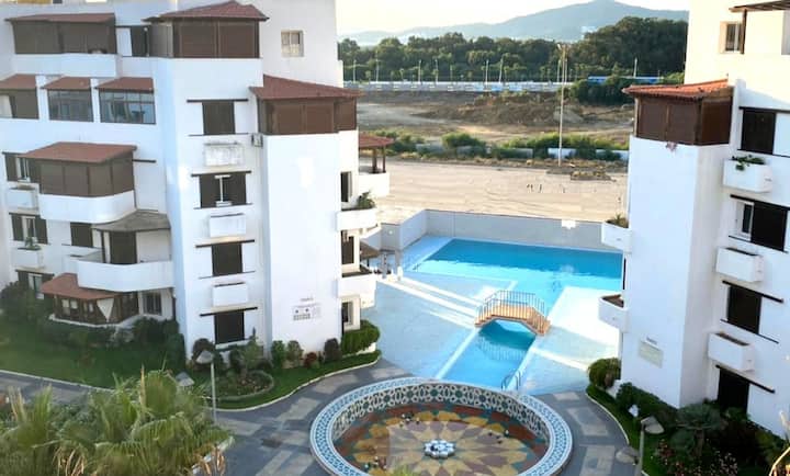 Appartement Piscine Et Vue Mer - Martil