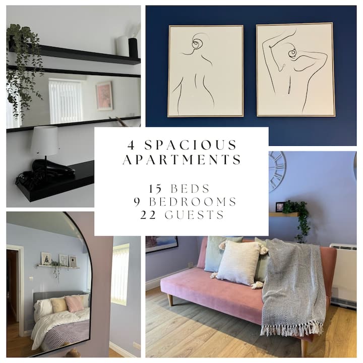 Stay Birmingham City Apartments: 15 Beds, 9 Rooms - スタッフォードシャー