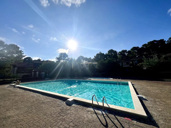 Studio Cosy : Piscine, Terrasse, Golf, Lac, Océan - Lacanau